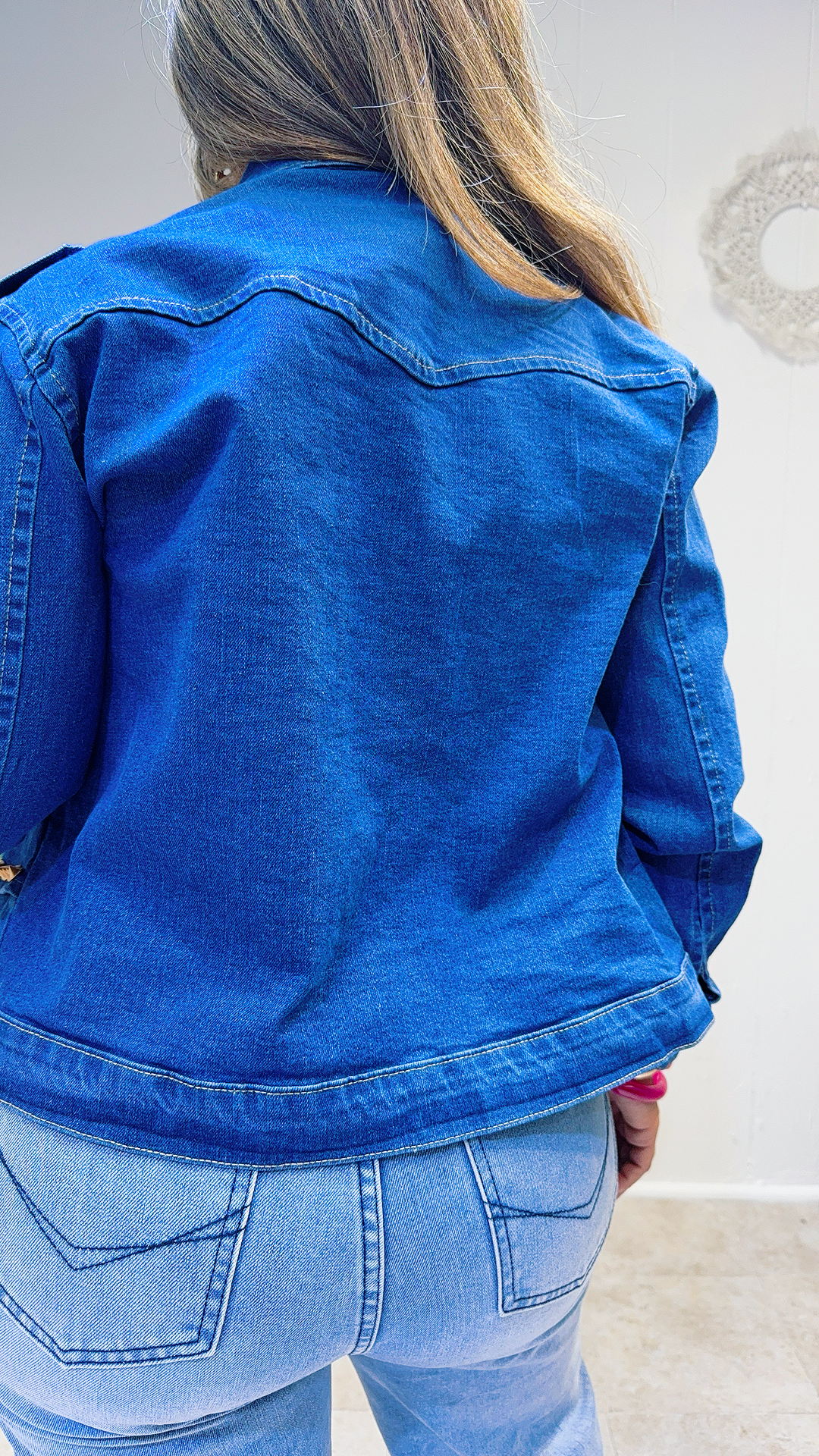 Pink Power Denim Jacket – Ohana Forever Boutique